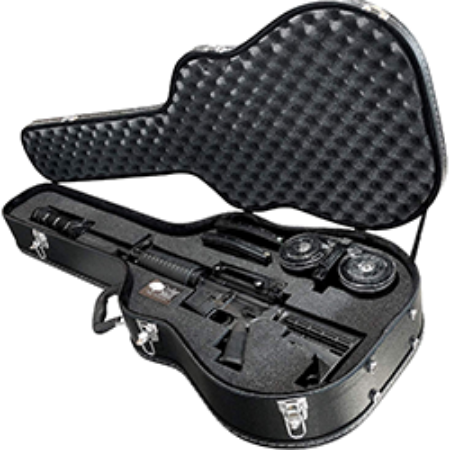 Gray Man Tactics : Guitar gun case for your AR or other rifles